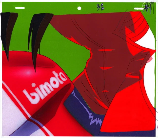 ORIGINAL GOLDEN BOY CEL Anime REIKO's Sexy Torso w/BIMODA on BG-- Ep5 ...