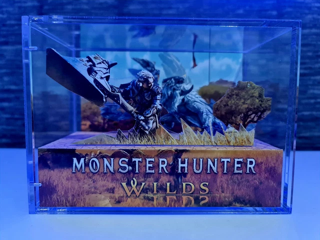 MONSTER HUNTER WILDS Ps5. Xbox. Gaming Room Decor. 3D Diorama In ...