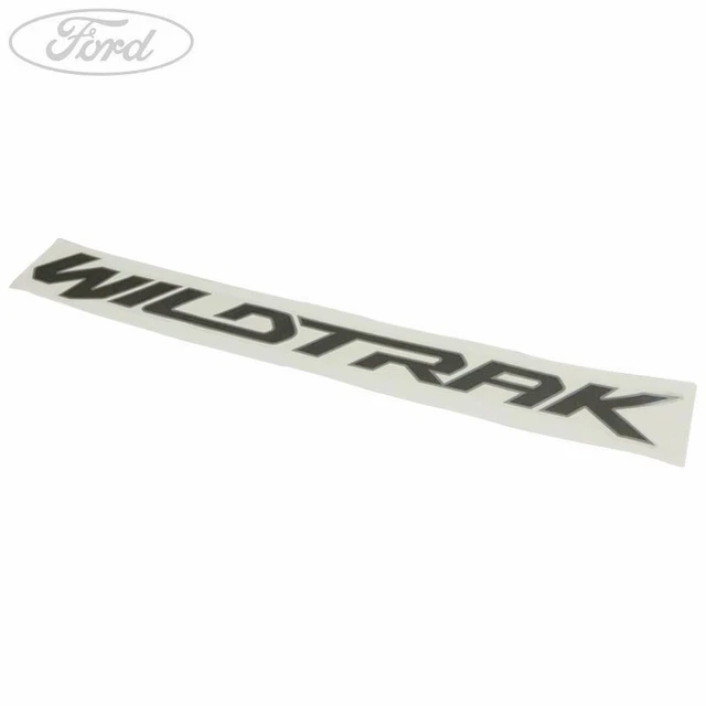 GENUINE FORD RANGER Mk4 Tailgate Wildtrak Name Plate Decal Badge Grey ...