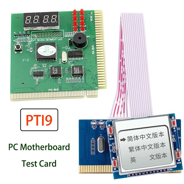 4-DIGIT / TEXT-DISPLAY PC Analyzer Diagnostic Motherboard Tester Post ...