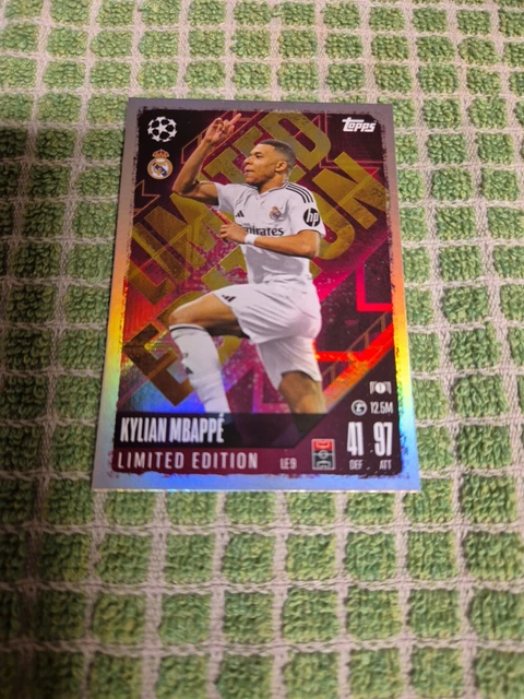 TOPPS MATCH ATTAX 2024/25 2025 Kylian Mbappe Real Madrid Limited ...