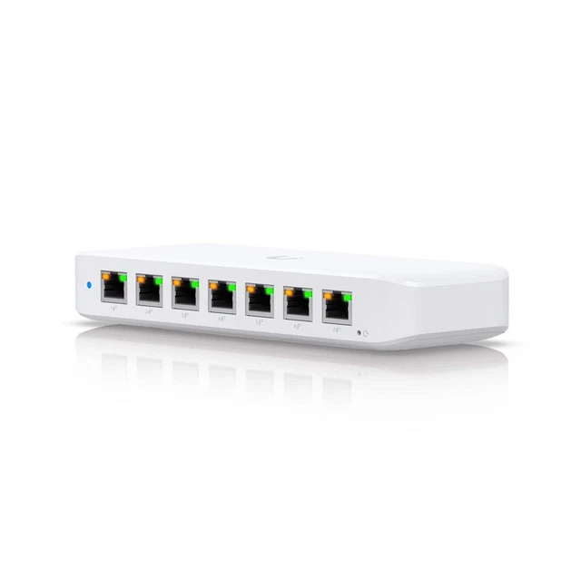 UBIQUITI USW-ULTRA-60W UNIFI Switch Ultra 8 Port Layer 2 Gigabit PoE+ ...
