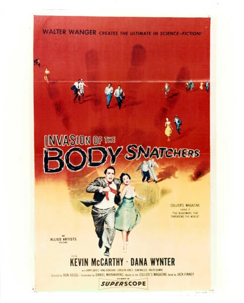 KEVIN MCCARTHY AND Dana Wynter running in movie art for the film I- Old ...