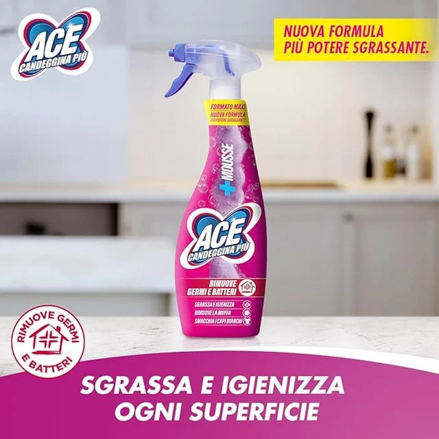 ACE EAU DE Javel + Mousse Spray 700ml, 3 Pièces. EUR 18,68 - PicClick FR
