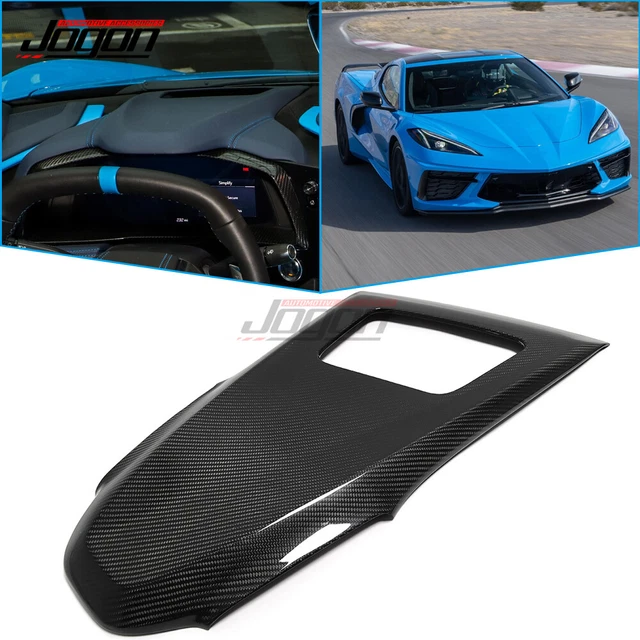 CARBON FIBER FOR Corvette C8 Z51 20-23 Dashboard Instrument Upper Panel ...