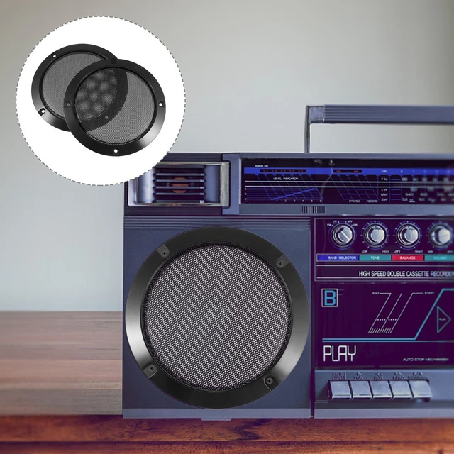 2 PCS SPEAKER Protectors Simple Sub-woofer Protection Nets Plastic £9. ...