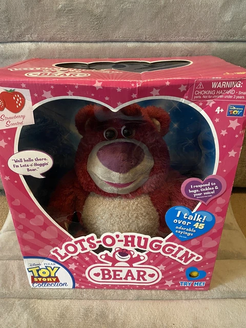 DISNEY TOY STORY Lotso/Lots-O'-Huggin Bear Soft Toy Interactive/Talking ...