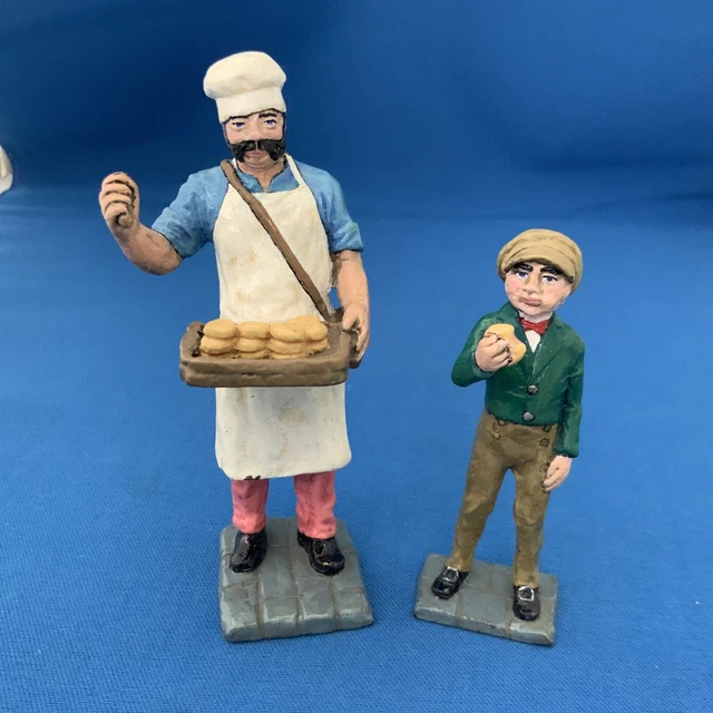 VINTAGE LEAD TOY Figures Simple Simon Pie Man and Boy Rare 1960’s £47. ...