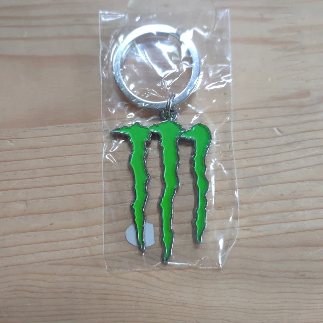 MONSTER ENERGY DRINK Beast Claw Team Logo Metal Keychain Neon Green EUR ...