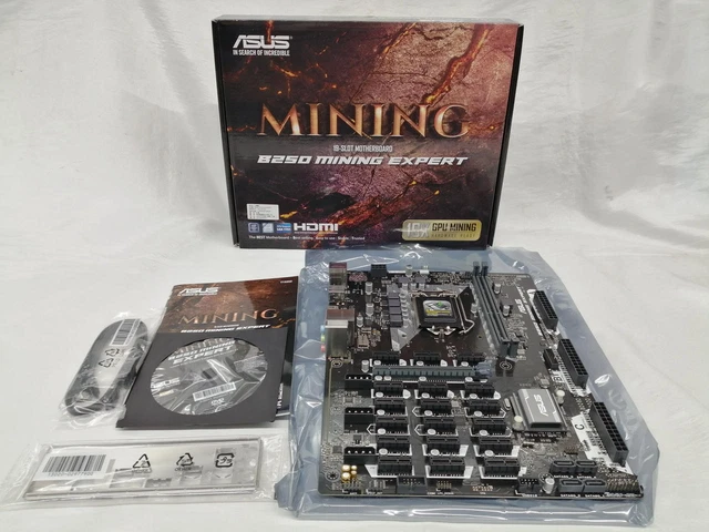 ASUS B250 MINING Expert Motherboard £415.85 - PicClick UK
