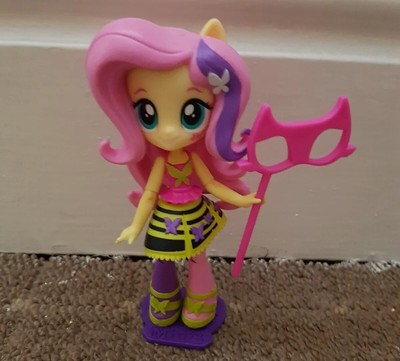 MY LITTLE PONY G4 Equestria Girls Rare Fluttershy With Mask & Stand £9. ...