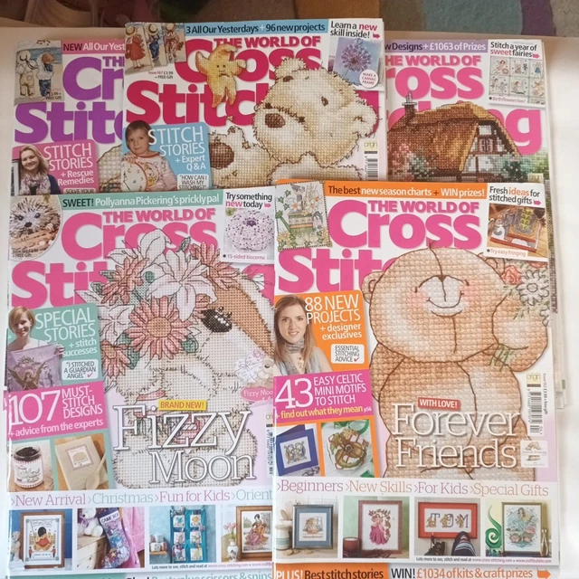 THE WORLD OF Cross Stitching Magazines - issues 160, 161, 161, 167 and ...