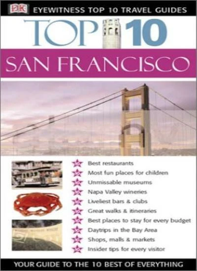 TOP 10 SAN Francisco (DK Eyewitness Top 10 Travel Guides)-Jeffrey Kennedy EUR 4,82 - PicClick FR