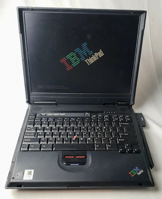 VINTAGE IBM LAPTOP ThinkPad Type 2628 A21m Windows XP Computer Intel ...