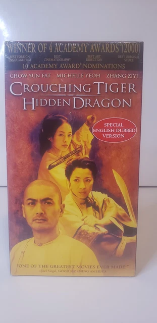 CROUCHING TIGER, HIDDEN Dragon VHS 2001 English Subtitled New Sealed £4 ...