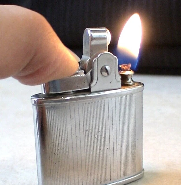 BRIQUET ANCIEN *PENGUIN BarrelStyle * Vintage Wick Lighter Feuerzeug ...