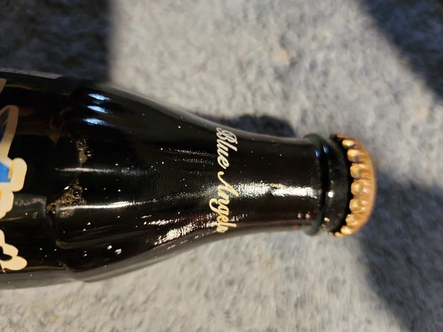 COCA-COLA 1996 BLUE Angels Glass Coke Bottle $4.00 - PicClick