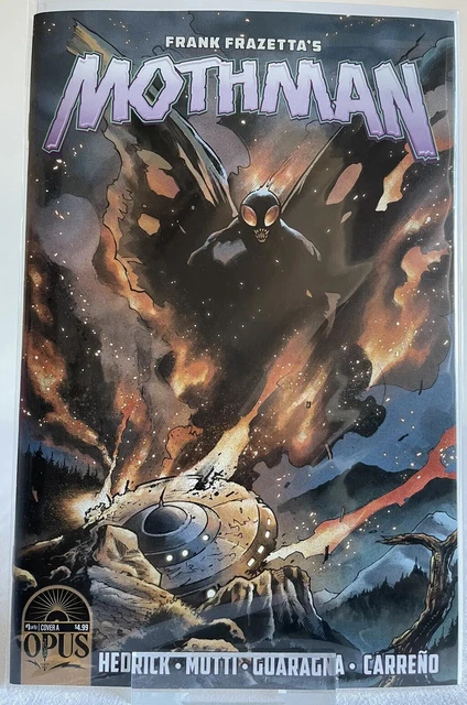 FRANK FRAZETTA'S MOTHMAN #1 couverture A opus Comics mai 2023 EUR 5,88 ...