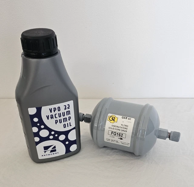 ECOTECHNICS ECK NEXT / Eck1800 Air Con Machine Filter & Vacuum Pump oil ...