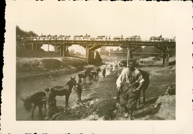 WK2 FOTO PHOTO Wehrmacht Reiter Pferde Staffel Vormarsch in Polen EUR ...