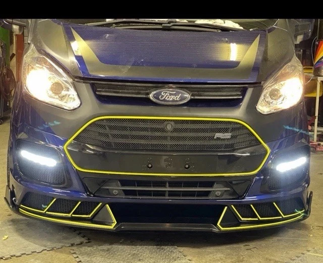 FORD TRANSIT CUSTOM- Wide M Sport Front Bumper With Front Splitter ...