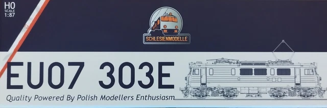 SCHLESIENMODELLE ELECTRIC LOCOMOTIVE EU07 PKP CARGO Not Piko Roco H0 ...