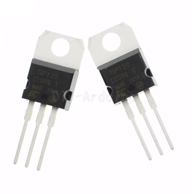 5 PZ NUOVO transistor Darlington NPN-220 TIP120 IC sviluppo nuovo fai da te EUR 1,43 - PicClick IT