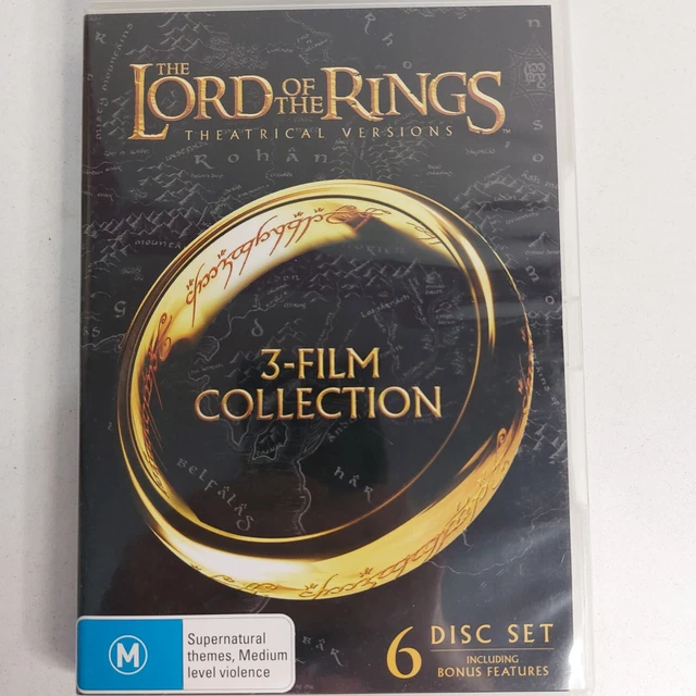 THE LORD OF The Rings Trilogy DVD Box Set Theatrical Versions Region 4 ...
