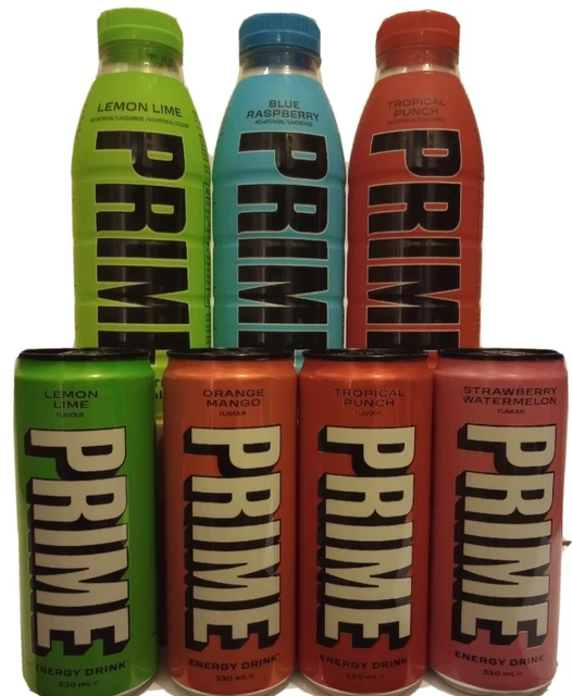 PRIME HYDRATION/ENERGY DRINK 330/500ml by Logan Paul & KSI - Flavours ...