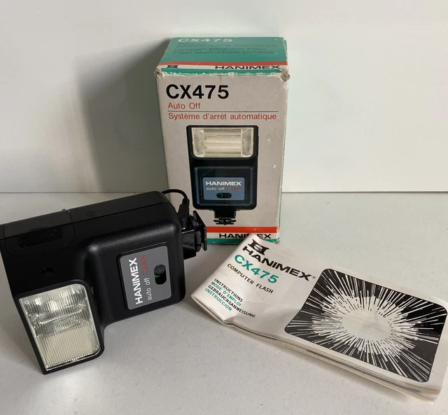 HANIMEX CX475 FLASH Unité Pour 35MM Appareil Photo Chaussure Support ...