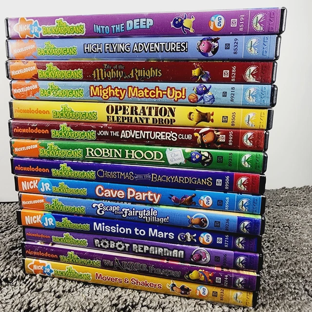 LOTE DE 14 DVD de Backyardigans de animación de aventuras musicales de ...