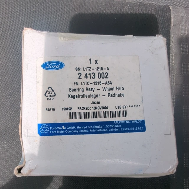 GENUINE FORD BEARING Assy - Wheel Hub | 2413002 £1.16 - PicClick UK
