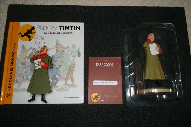 FIGURINE TINTIN COLLECTION Officielle Numero 37 Le Colonel Sponz EUR 25 ...