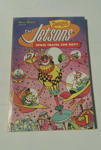 DENNY'S THE JETSONS space travel fun book # 1 , 1992 £22.46 - PicClick UK