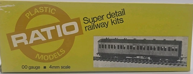RATIO 5713 MIDLAND Low Roof Sub Bogie Coach Brake 6 comp Kit OO Gauge ...