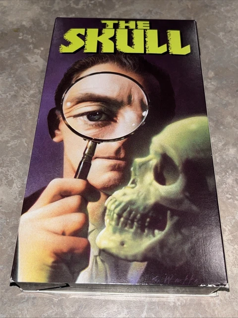 THE SKULL (VHS, 1992) Horror Peter Cushing Tested in Excellent ...