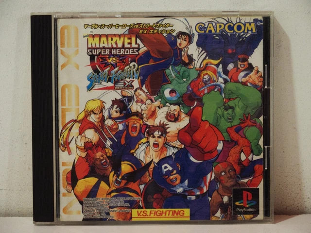 MARVEL SUPER HEROES Vs. Street Fighter EX Edition Sony Playstation PS1 NTSC JP EUR 79,00 ...