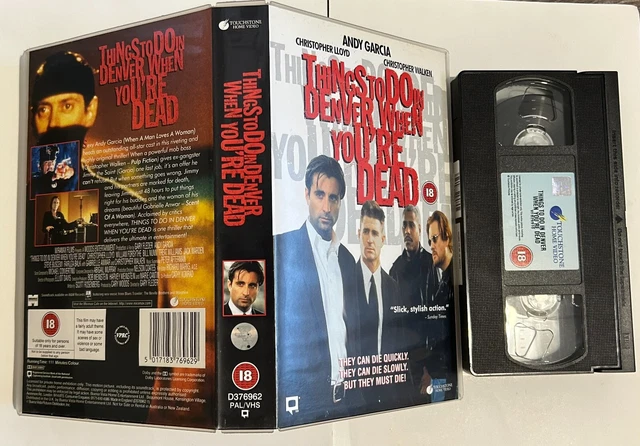 THINGS TO DO In Denver When You're Dead {1995, Vhs} Original Ex-Rental ...