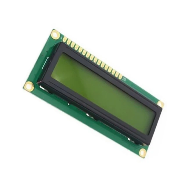 LCD MODULE BLUE Yellow Green Screen 16X2 Character LCD Display Module ...
