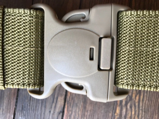 NOS US ARMY blackhawk industries LBE duty pistol utility belt OD green ...