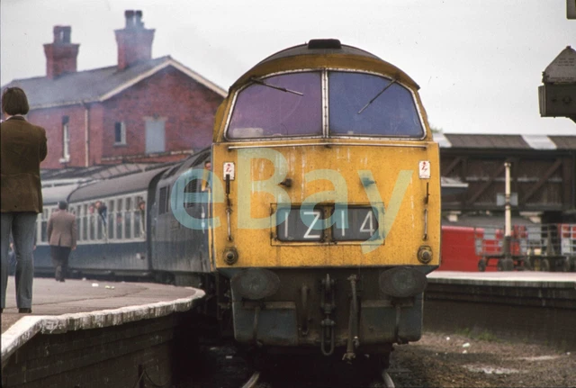 35MM RAILWAY SLIDE of Class 52 Western D1023 @ Gloucester - Copyright ...