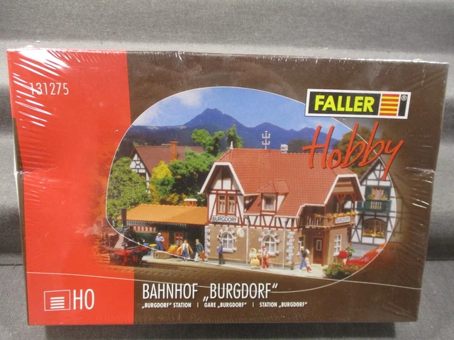 FALLER SPUR H0 131275 Bausatz "Bahnhof Burgdorf" ungebaut in OVP EUR 14,90 - PicClick DE