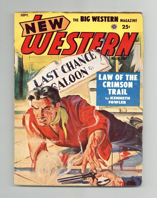 NEW WESTERN MAGAZINE Pulp 2nd Series Sep 1953 Vol. 26 #3 FN/VF 7.0 £22. ...