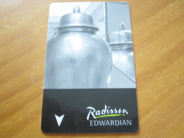 PAS TÉLÉCARTE KEYCARD CLE HOTEL RADISSON EDWARDIAN ROYAUME-UNI ...