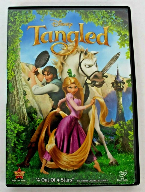 TANGLED WALT DISNEY DVD 2011 Bilingual Version Widescreen Disc is Like ...