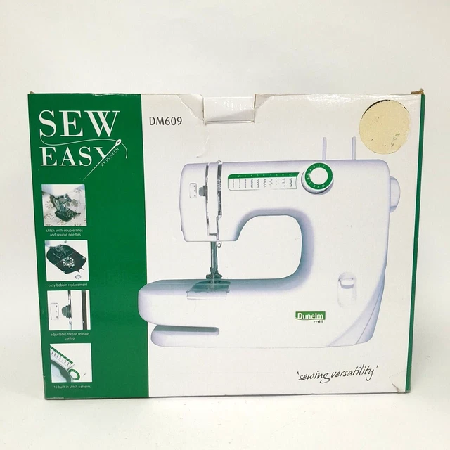 DUNELM SEW EASY Sewing Machine DM609 H15 P671 £6.95 - PicClick UK