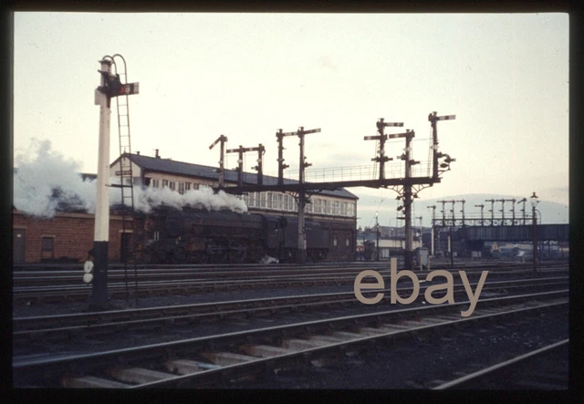 ORIGINAL 35MM SLIDE - ex LMS 5MT light at Chester No.4 Signal box on 4. ...