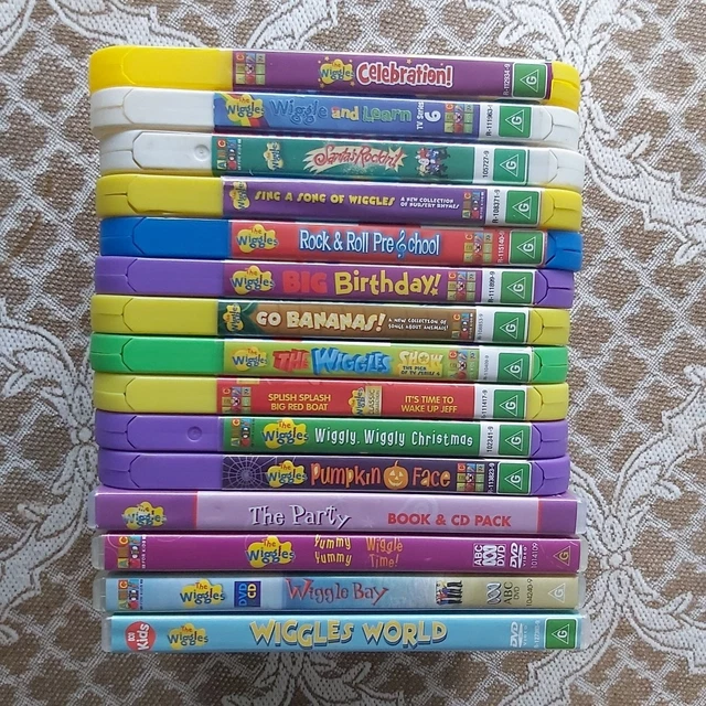 THE WIGGLES - 15 DVDs - ABC - Pre-School - Kids - Australia - Region 4 ...