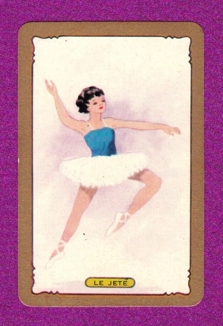 VINTAGE COLES SWAP Playing Card Named GIRL Le Jeté $46.78 - PicClick AU