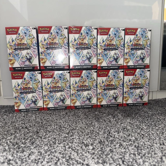 POKÉMON PRISMATIC EVOLUTIONS Booster Bundles Fast Ship 🚚📦 £516.72 ...